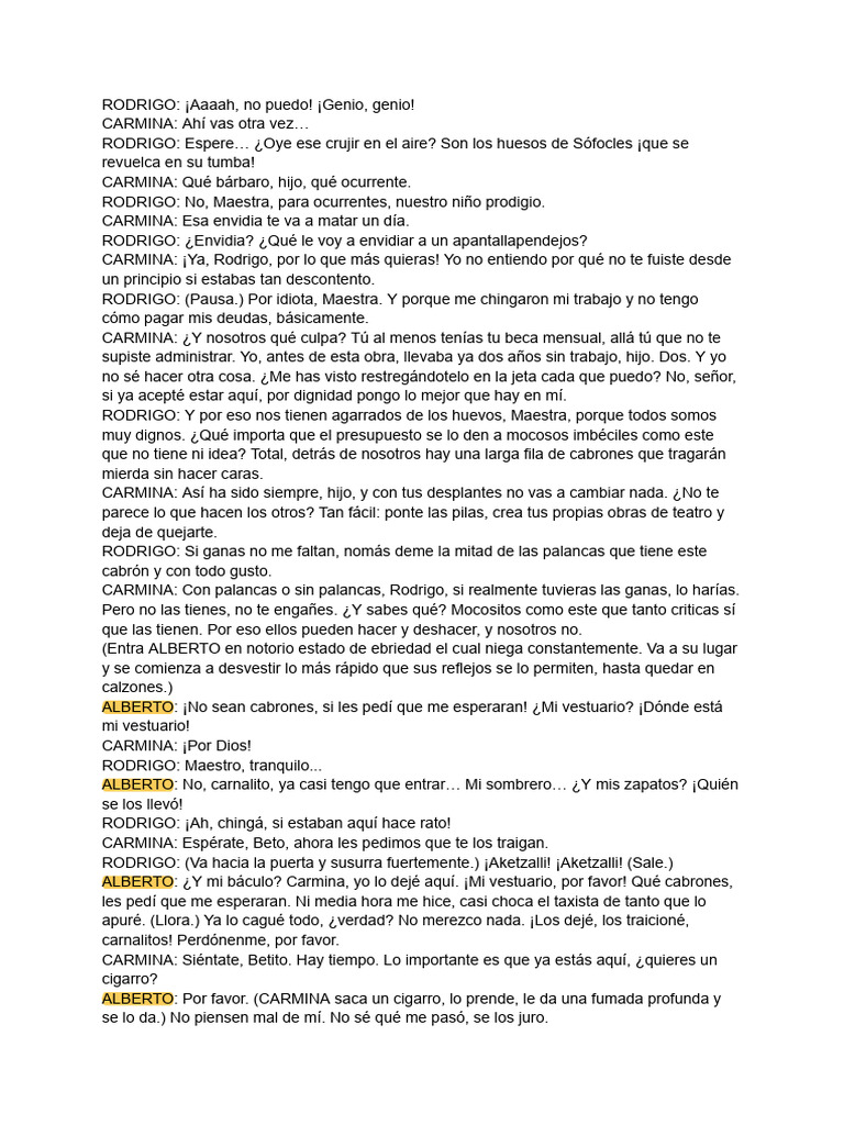 Que Arda Tebas (Adaptación) | PDF