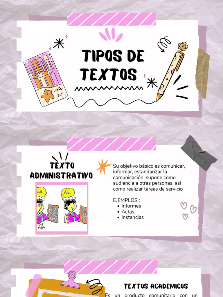 Tipos de Textos | PDF