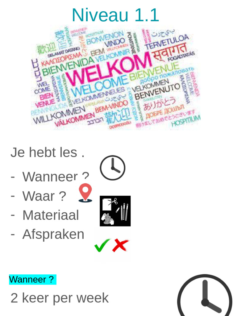Afspraken - 1ST | PDF