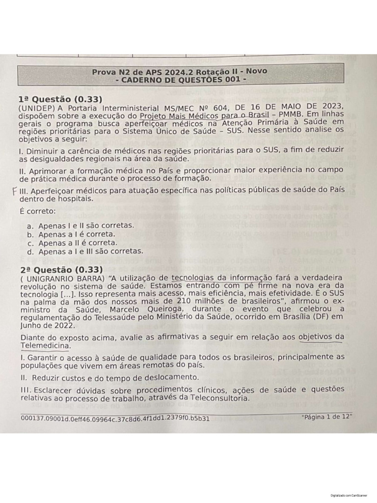 11 APS 2024.2 Rot 2 | PDF