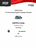 Stage 3 Hippo Exam Sample Test | PDF