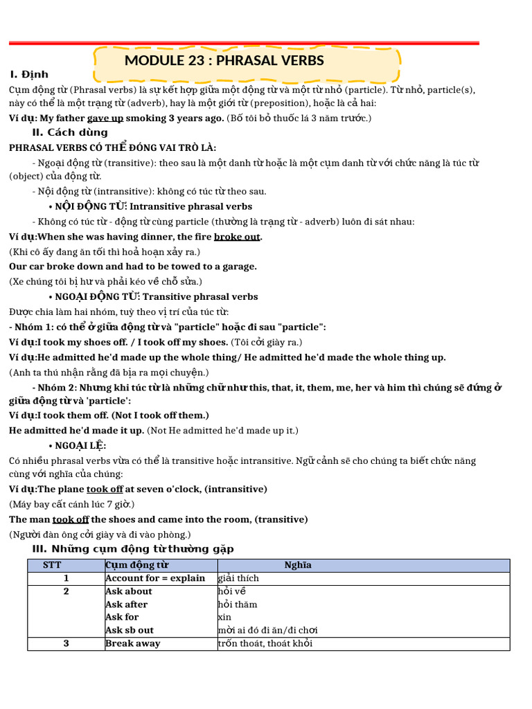 Phrasal Verb | PDF