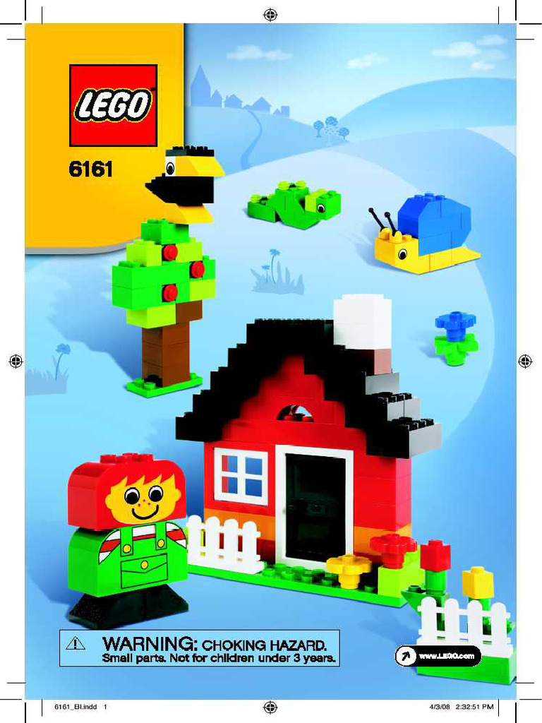 Lego Set 6161 Bricks and More My First Lego | PDF