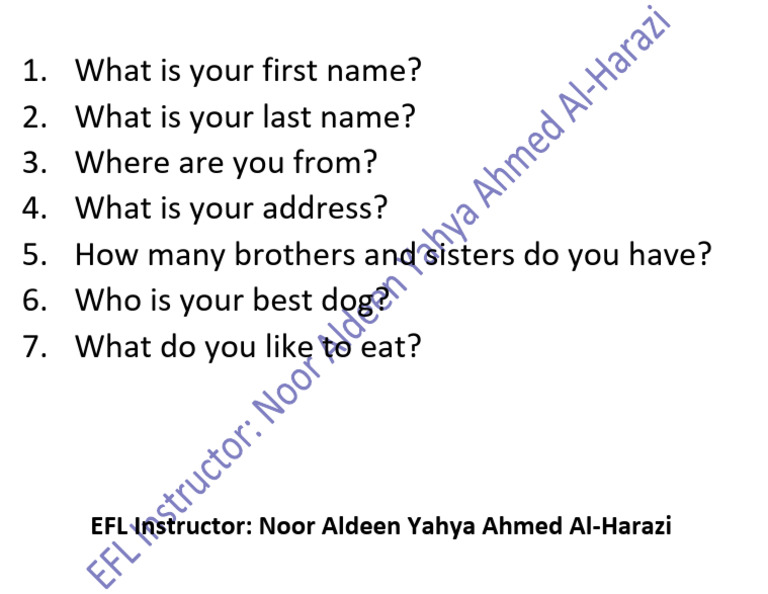 1 First Activity Questions Ask and Answer | PDF | Self-Improvement