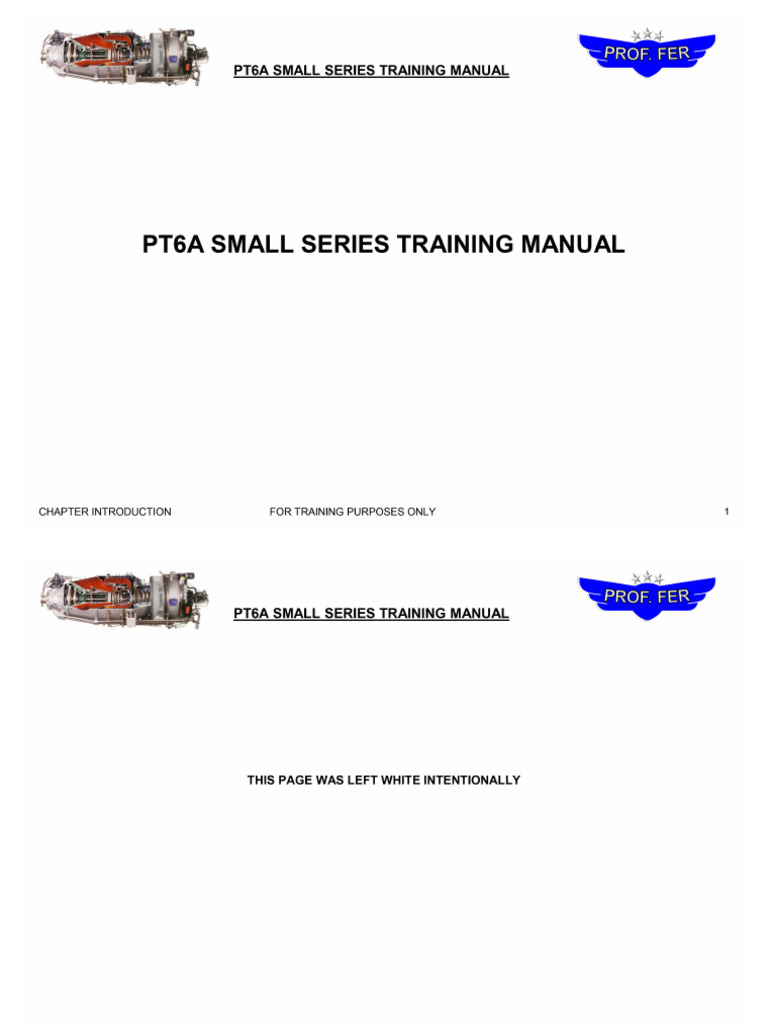 Pt6 Small Series Training Manual | PDF