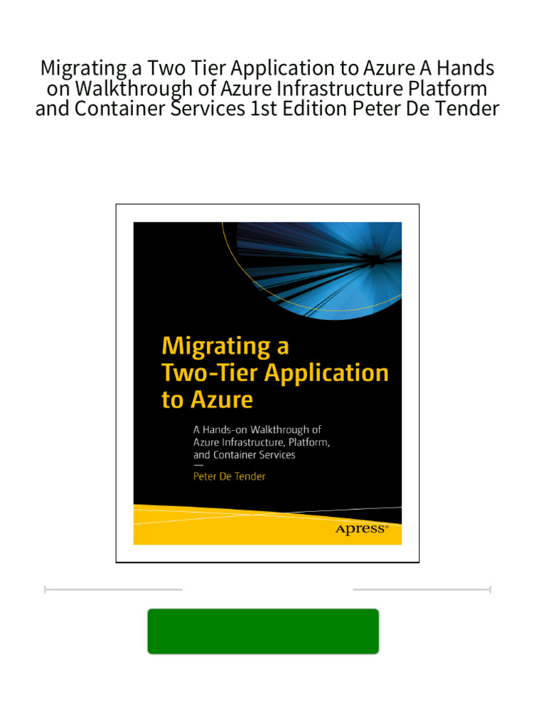 Migrating A Two Tier Application To Azure A Hands On Walkthrough of Azure Infrastructure ...