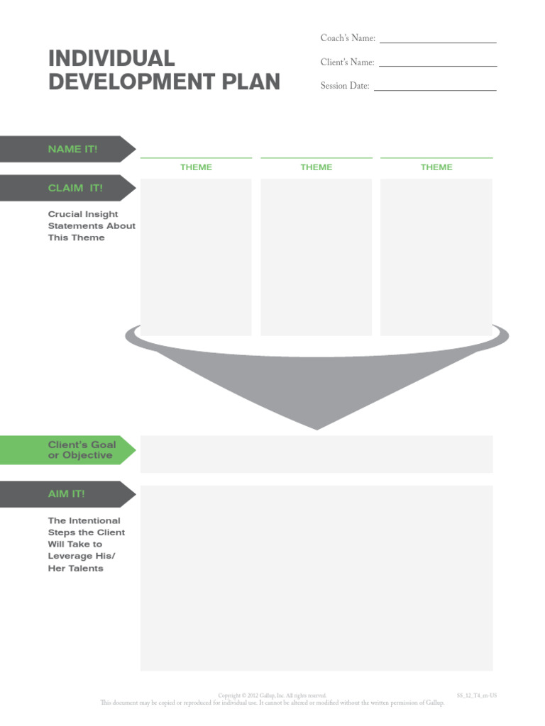 Individual Development Plan 1 | PDF | Goal | Applied Psychology