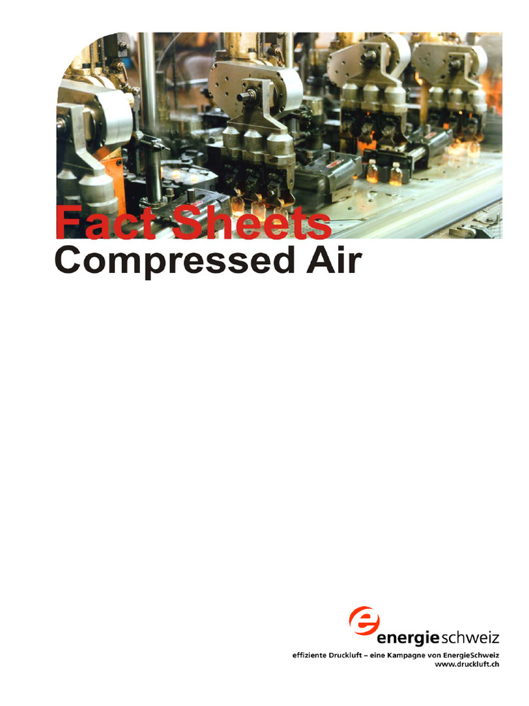 Fact Sheets Compressed Air | PDF | Fluid Dynamics | Flow Measurement