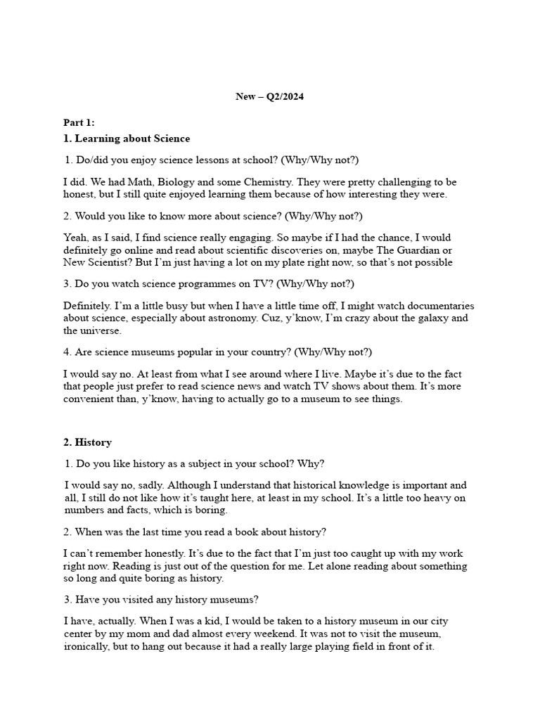31 High-Scoring Formulas To Answer The IELTS Speaking Question | PDF ...