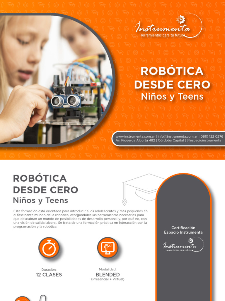 Programa Robotica Desde Cero (1) | PDF | Robot | Robótica