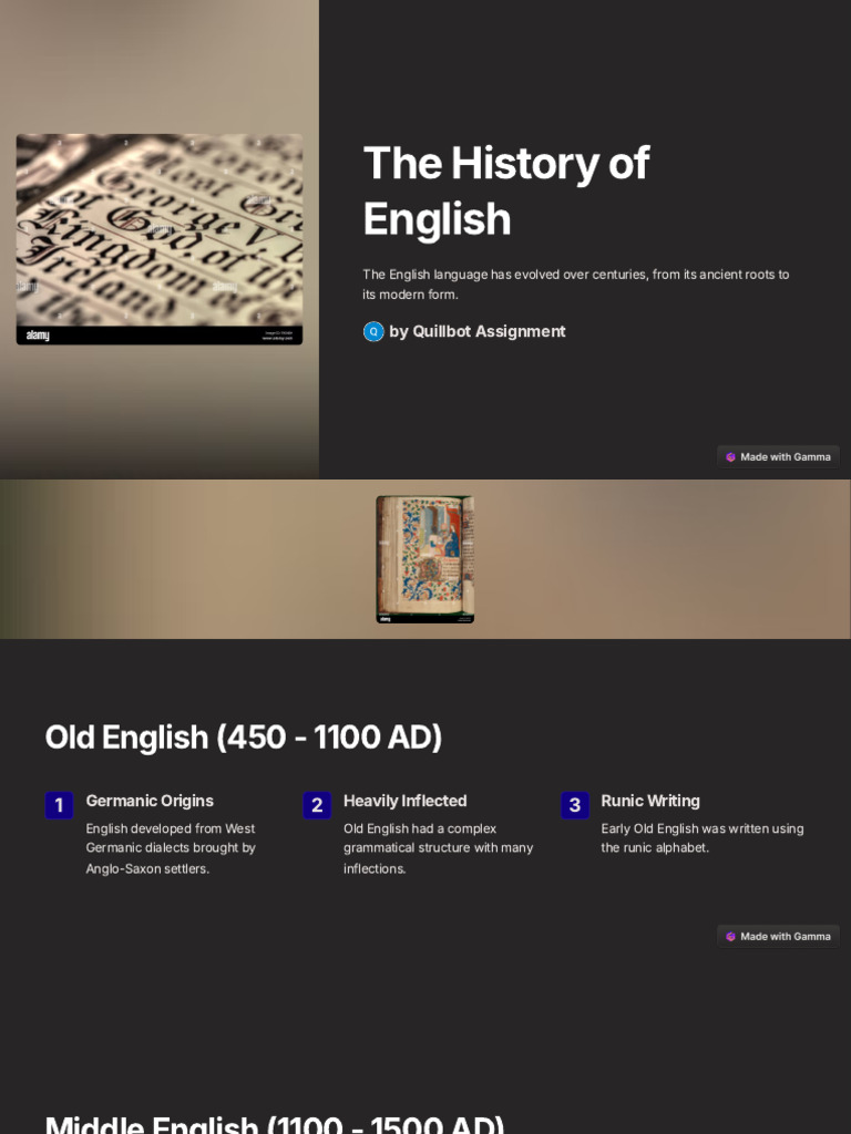The-History-of-English | PDF