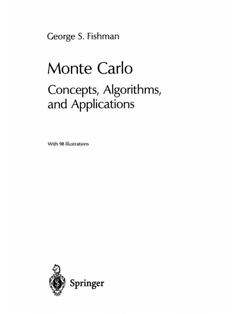 Monte Carlo Concepts, Algorithms and Applications | PDF