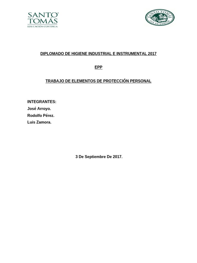 INFORME-SISTEMA GESTION EPP 2017_VF. | PDF | Planificación | Seguridad y salud ocupacional