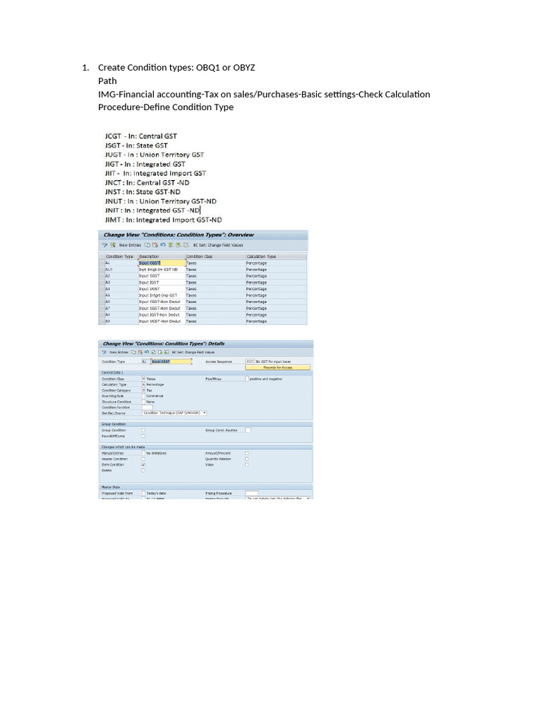 Create Condition types 3 | PDF Create Condition types 3 | PDF