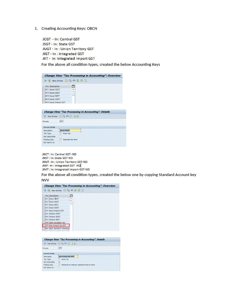Creating Accounting Keys 4 | PDF