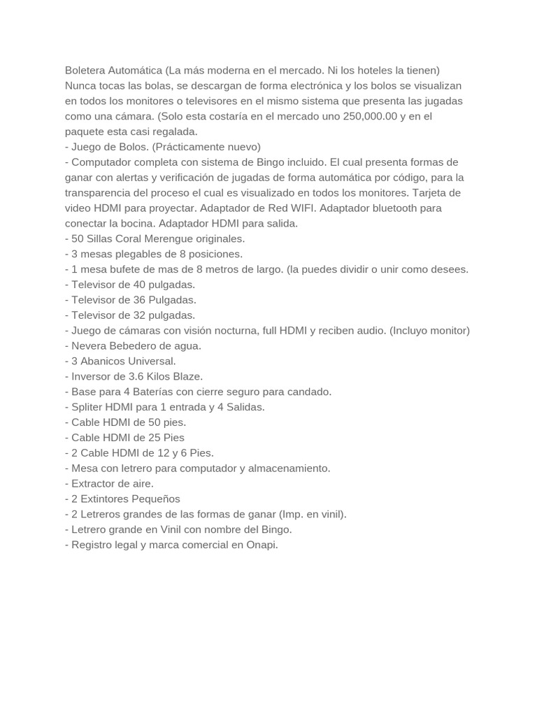 Equipo Bingo | PDF | Informática