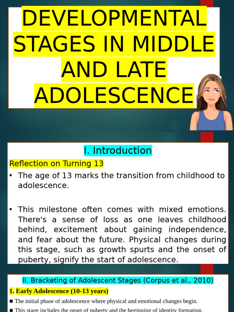 Lesson 4_ Developmental Stages in Middle and Late Adolescence PERDEV | PDF | Adolescence ...