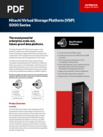 Hitachi Virtual Storage Platform One Block Datasheet | PDF | Data ...