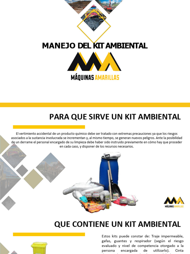 MANEJO DEL KIT AMBIENTAL | PDF | Residuos