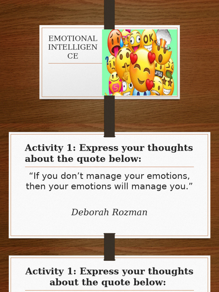 Perdev Emotional Intelligence | PDF | Emotions | Emotional Intelligence