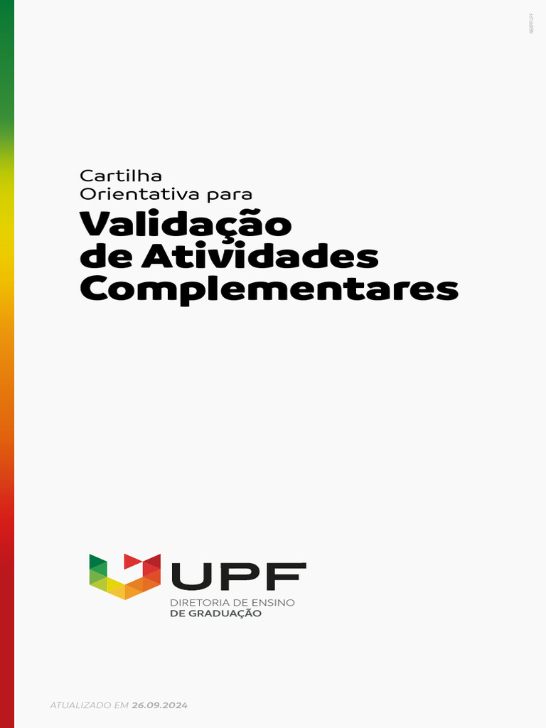 Cartilha de Atividades Complementares | PDF
