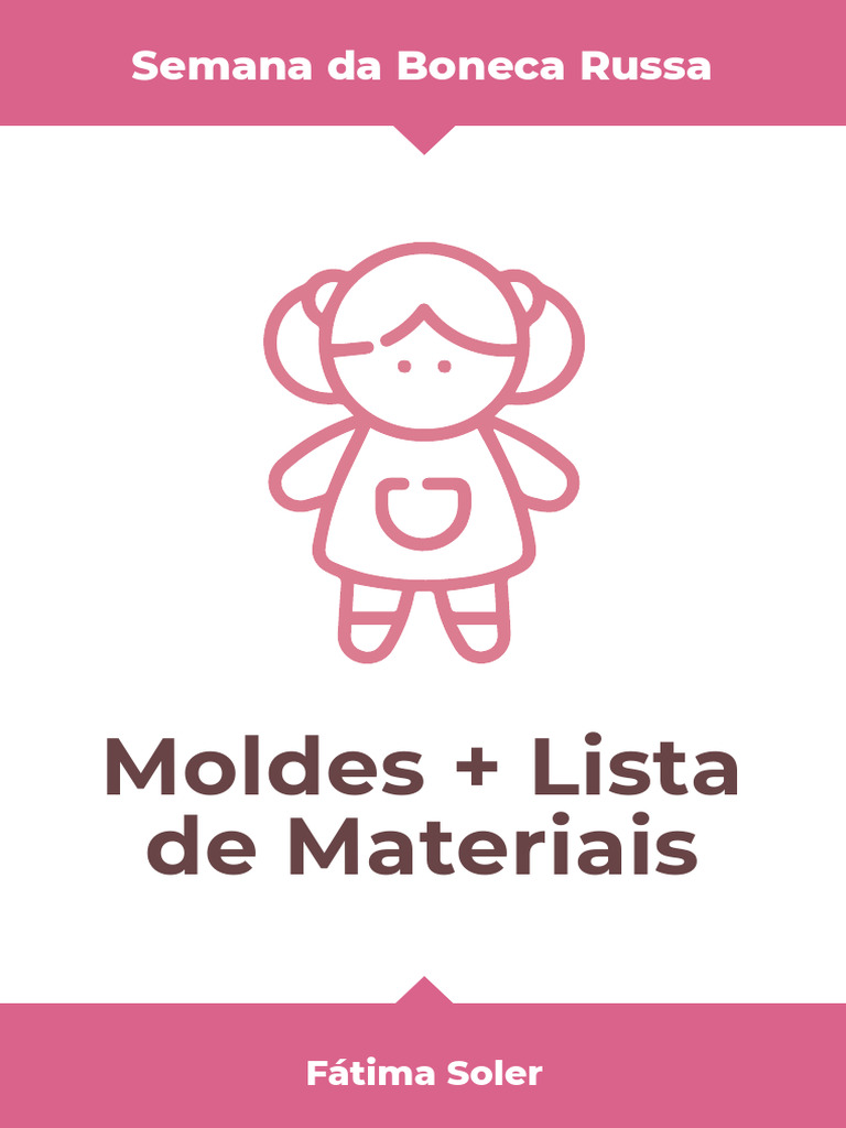 Lista - Moldes SBRL06 | PDF | Bonecas