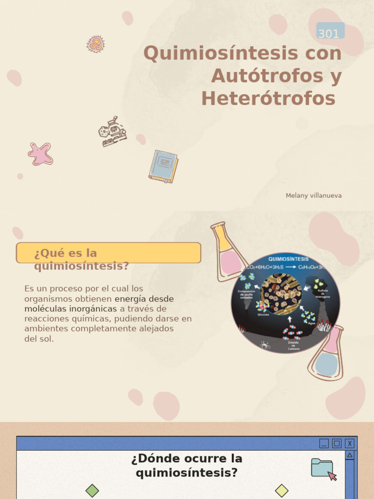 Quimiosíntesis | PDF | Química | Biología