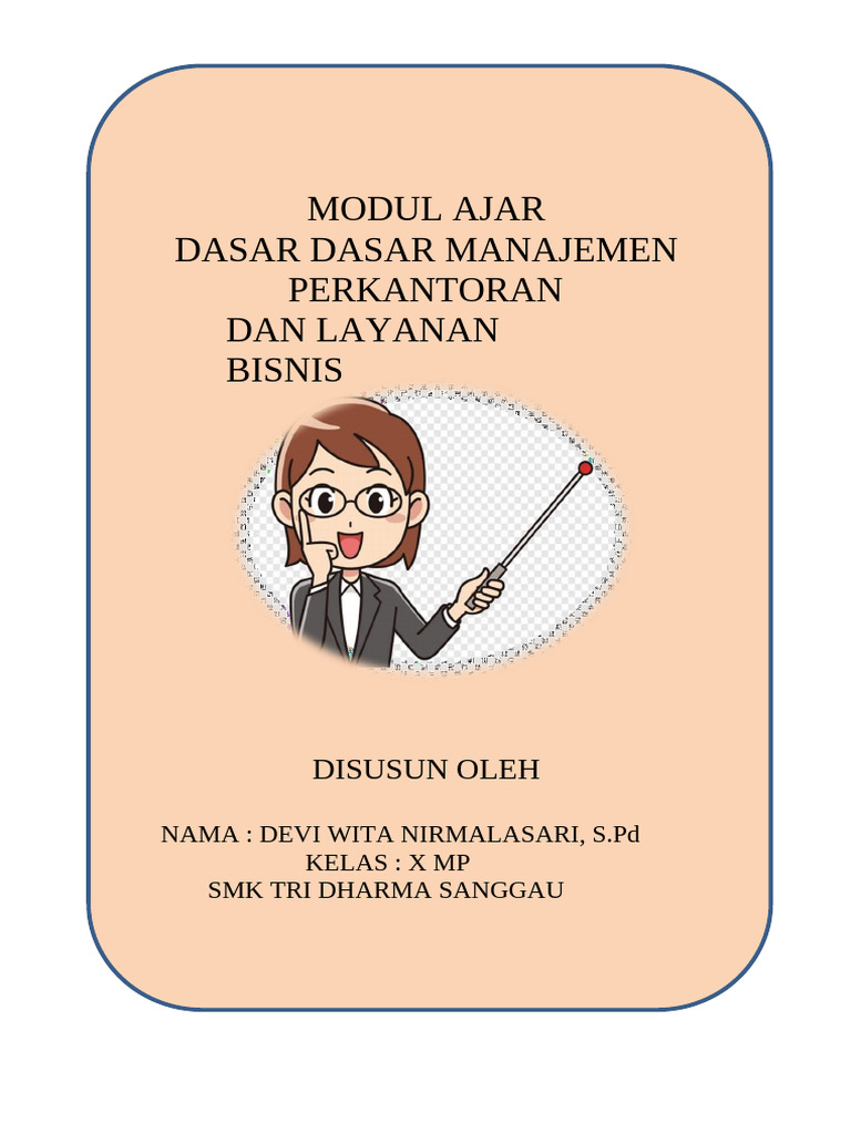 Modul Ajar X MP Elemen Teknik Dasar Aktivitas Perkantoran | PDF | Bisnis