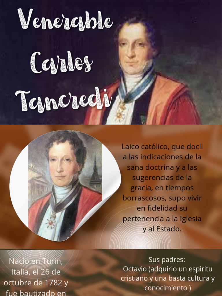 Venerable Carlos Tancredi | PDF | Iglesia Católica
