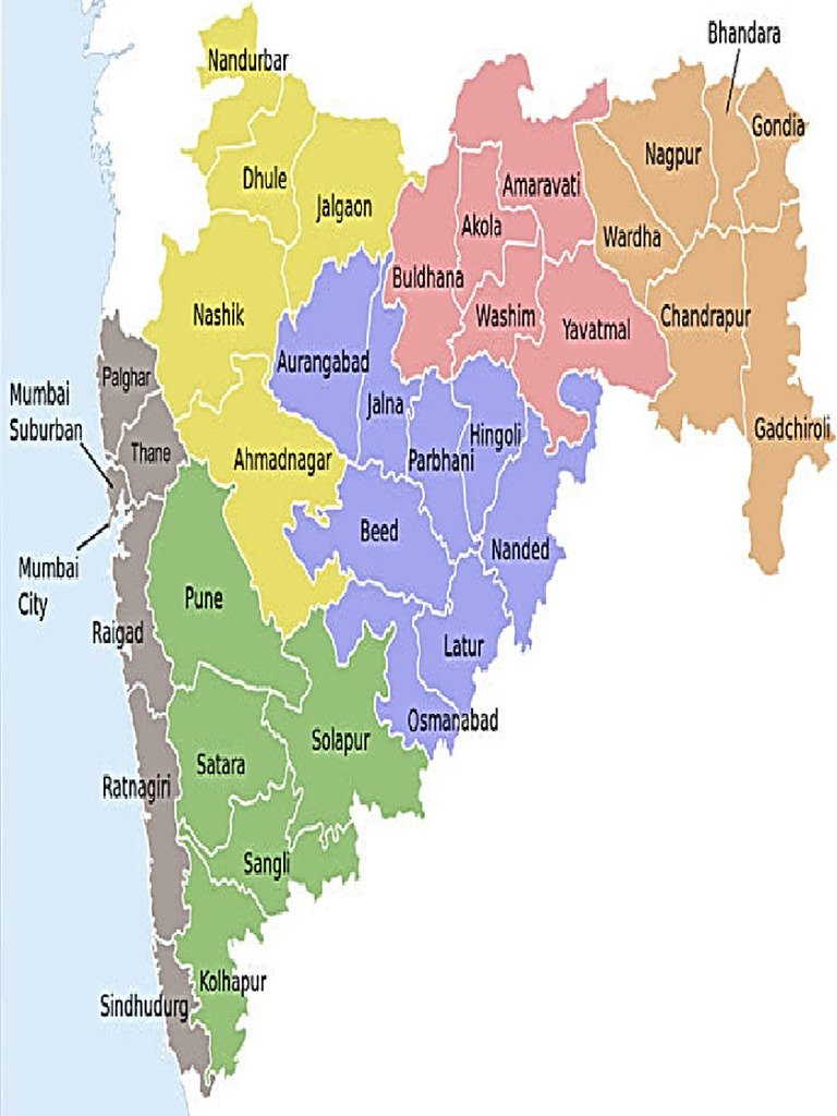 9 Maharashtra District Map Source GoM | PDF