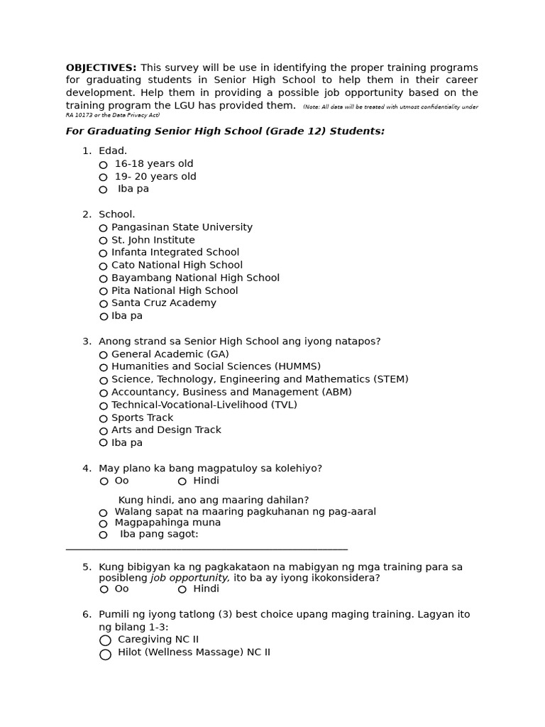 Proposal Survey Question | PDF | Welding | Construction