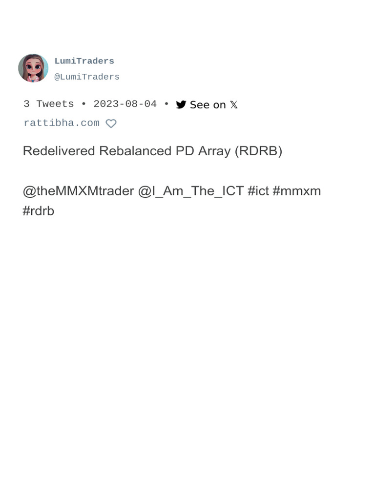 Redelivered - Rebalanced - PD - Array - Thread - by - Lumitraders - Aug ...