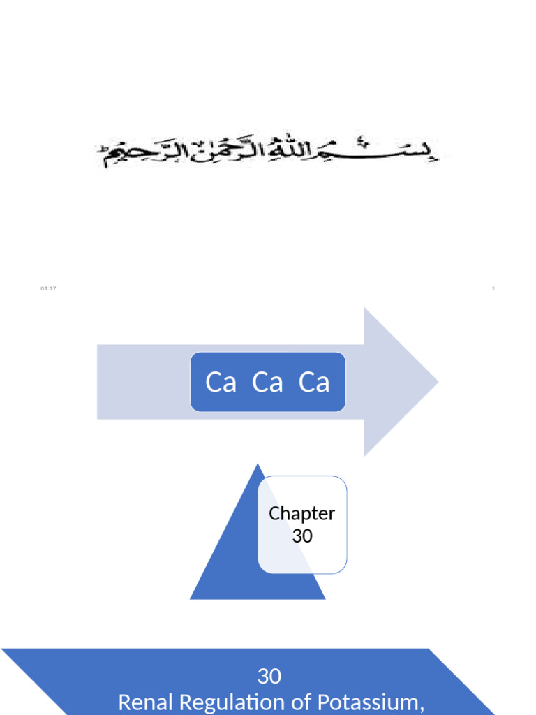 Renal Regulation of Calcium | PDF | Calcium
