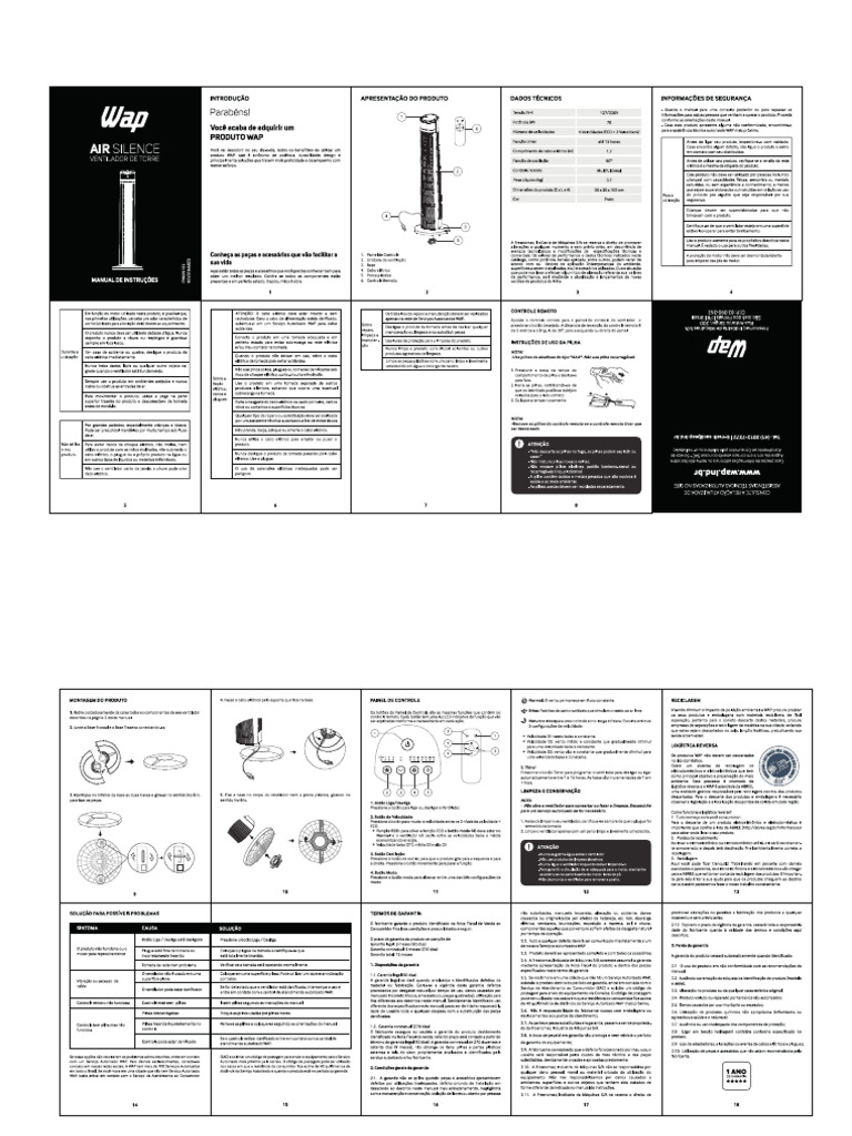 Manual Wap Air Silence Rev01 | PDF
