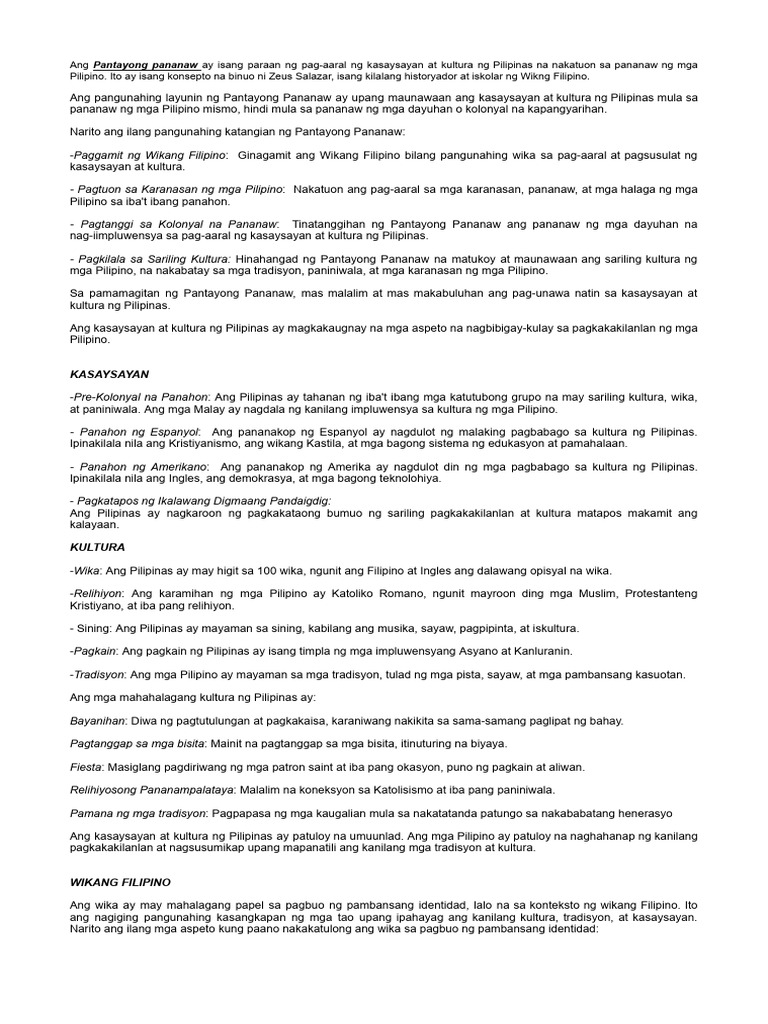 Pantayong Pananaw | PDF