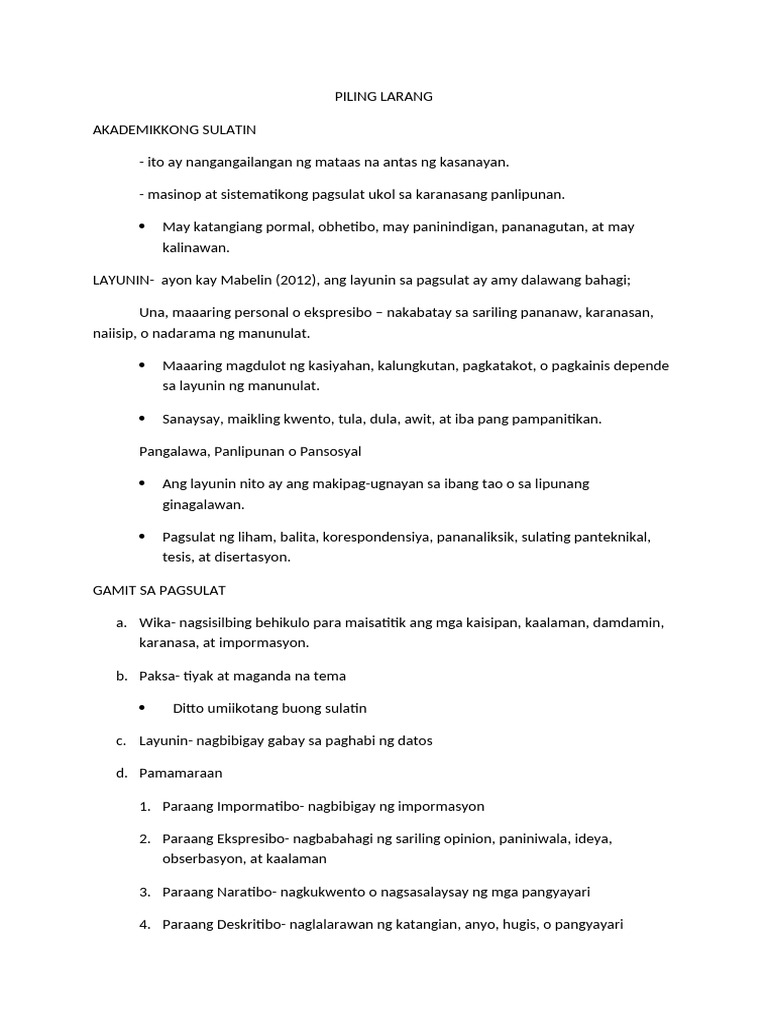 Piling Larang | PDF