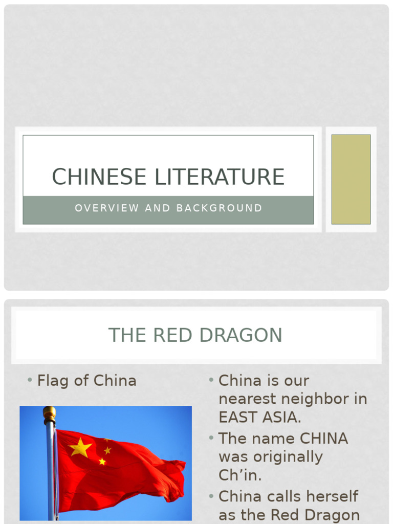 Overview of Chinese Literature and Culture | PDF | Laozi | Tao