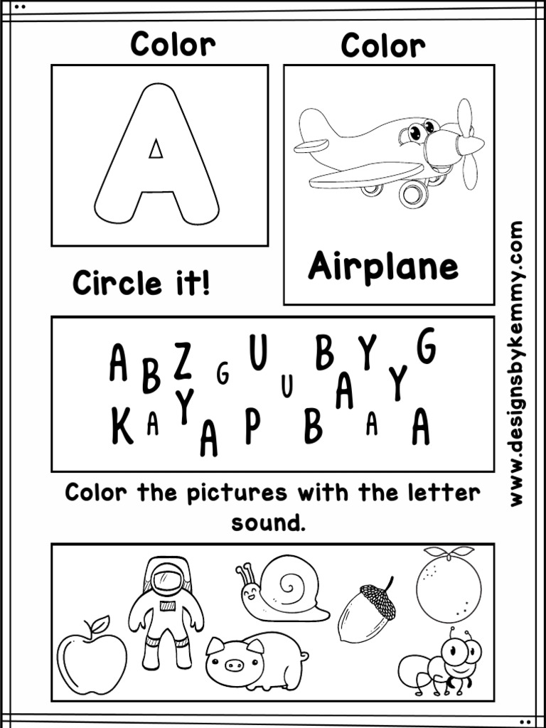 Alphabet Worksheet a Z | PDF