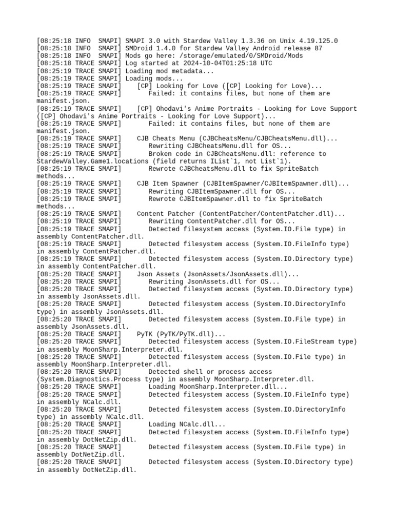 SMAPI Latest | PDF | File System | File Format