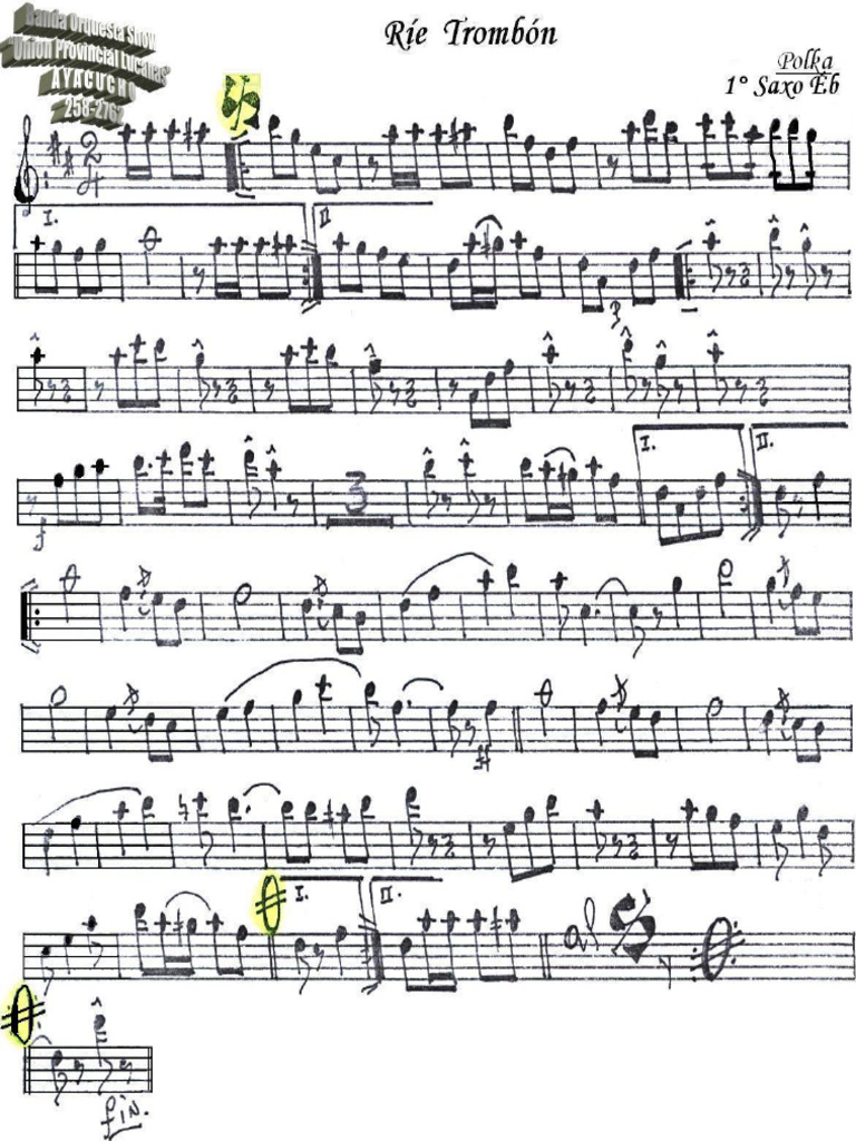 Rie Trombon Polka | PDF