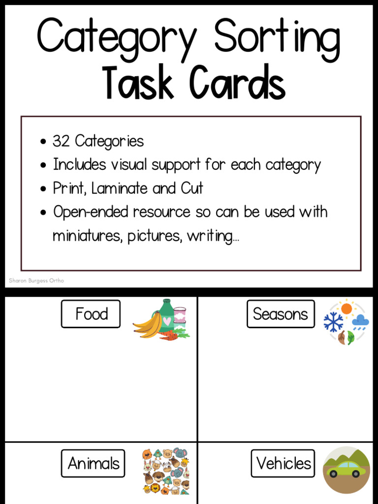 Task Cards | PDF