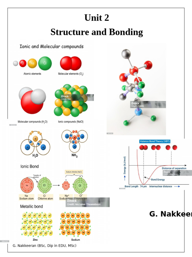 2023 Tute 1 Stucture and Bonding | PDF | Science & Mathematics