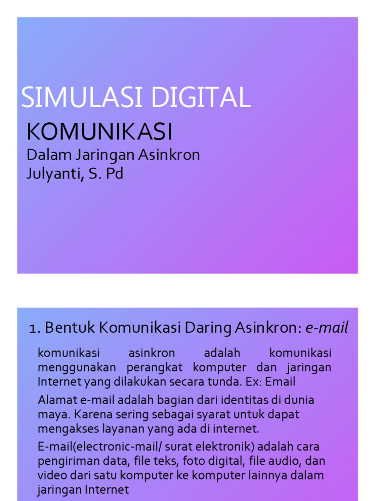 Materi Simdig | PDF