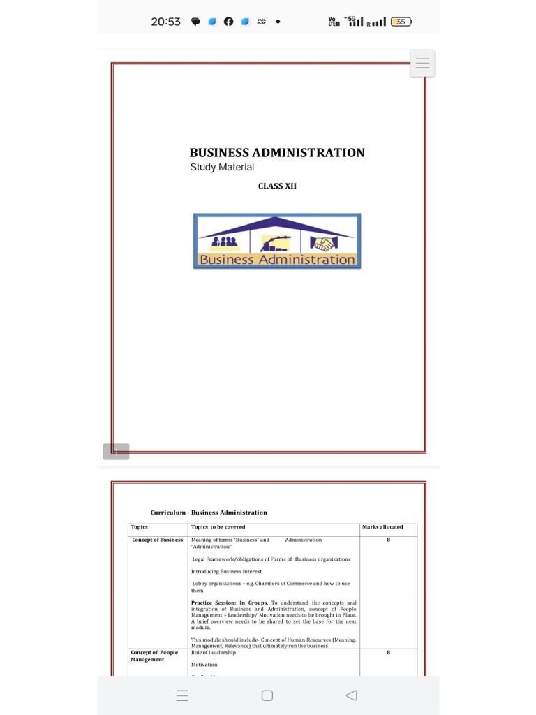 Business Administration | PDF