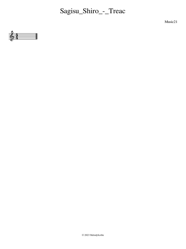Sagisu Shiro - Treac | PDF