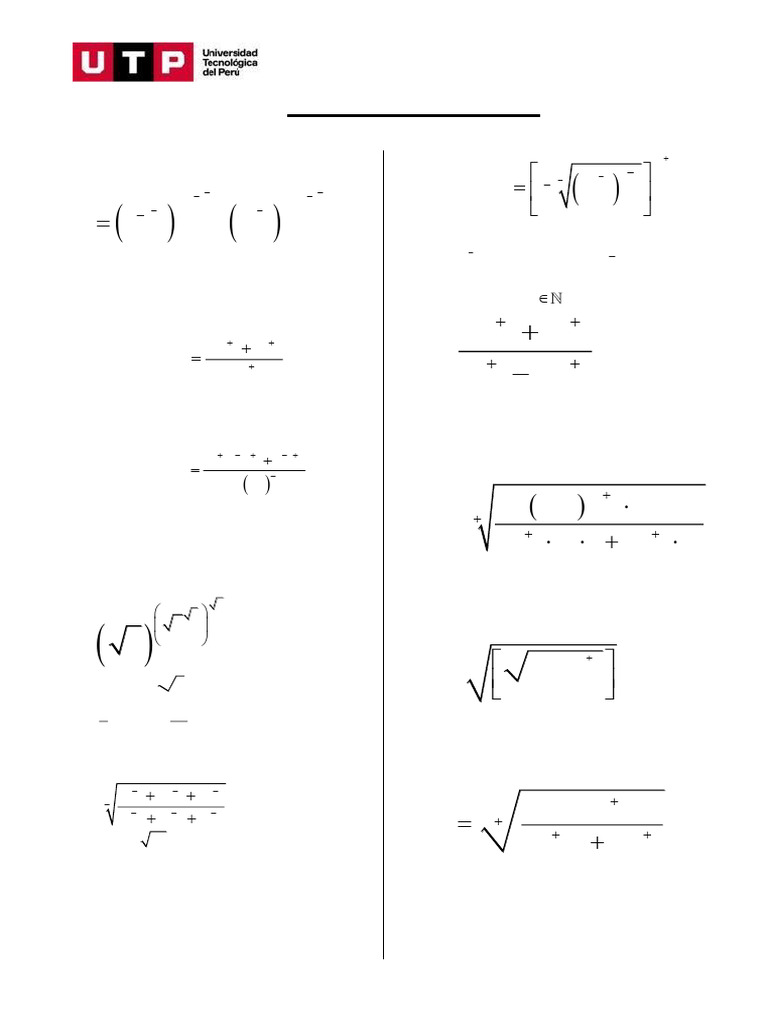 Ejercicios Mate1-Taller | PDF | Álgebra | Álgebra abstracta