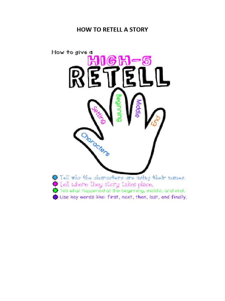 HOW TO RETELL A STORY high five | PDF