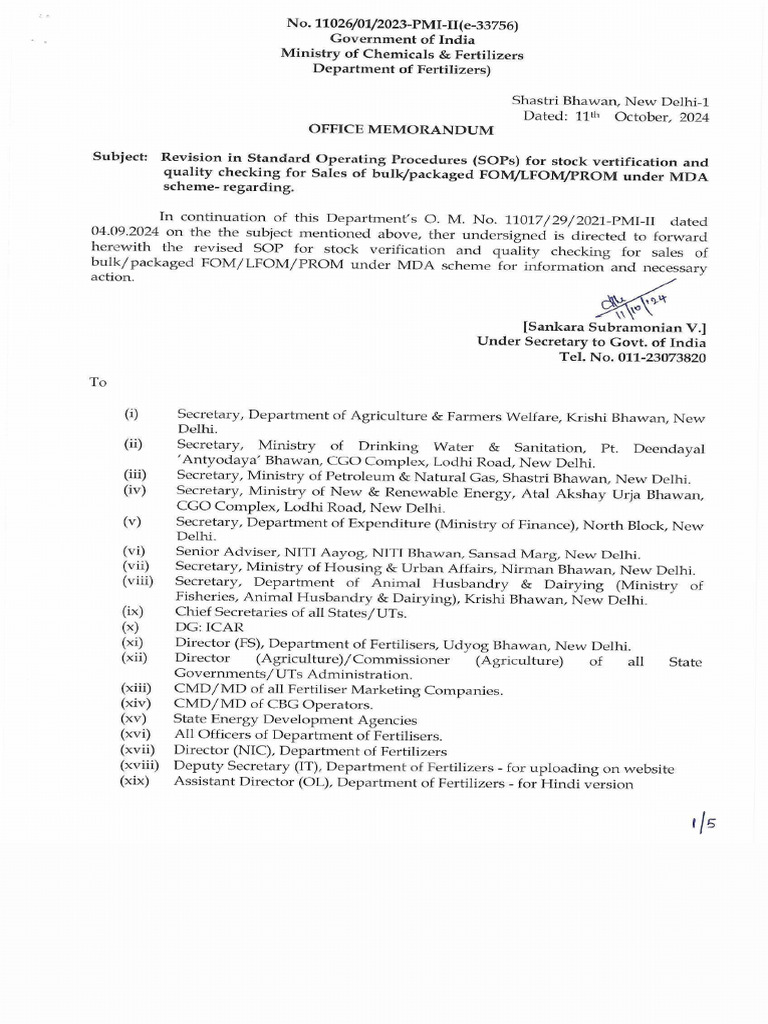 SOP On MDA On FOM 1729216601 | PDF