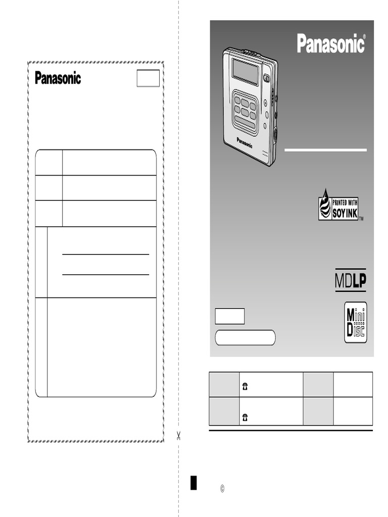 Panasonic mr220 Manual | PDF