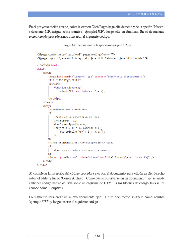 VIIII Diplomado de Programación en Java | PDF | Java (lenguaje de ...